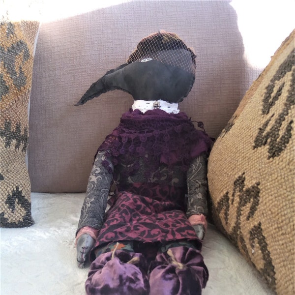 Crow Doll - Etsy