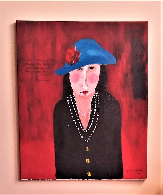 Original Acrylic Painting...dress Shabbily and They - Etsy