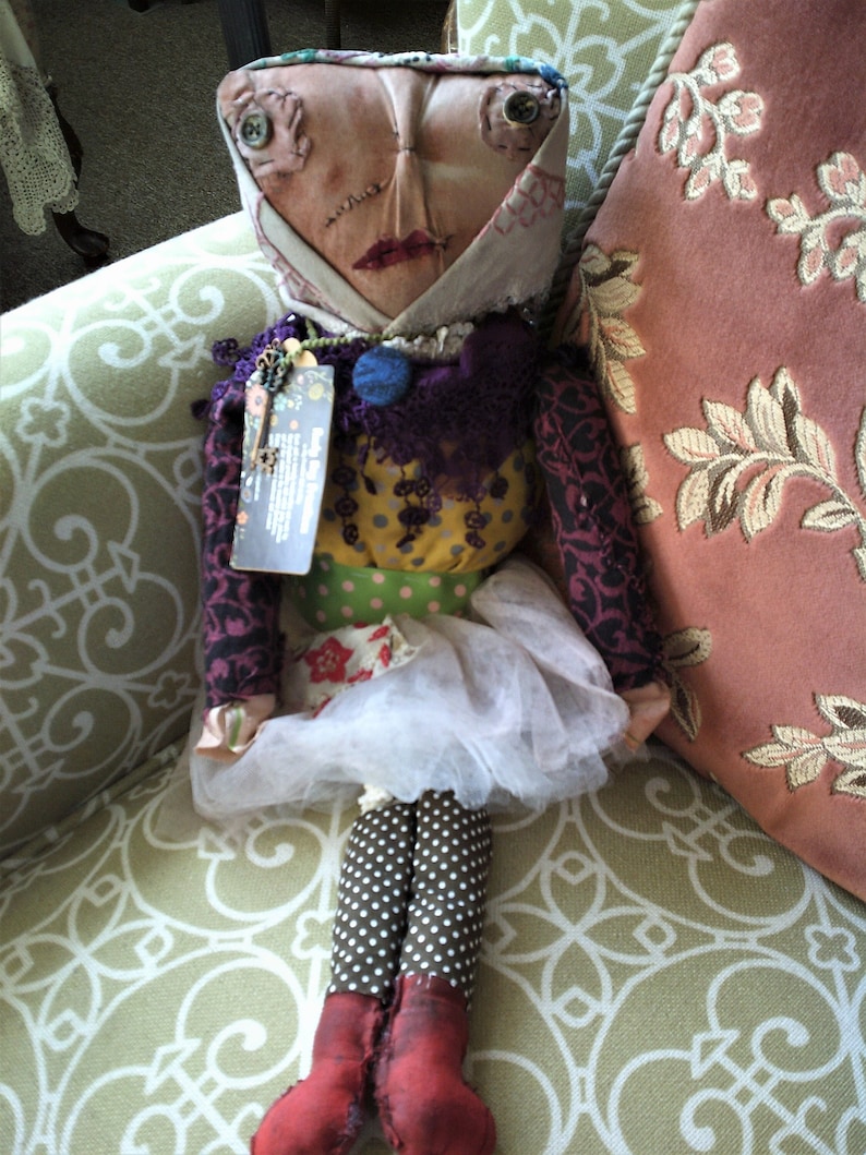 Handmade Primitive Doll by Rusty Key Primitives....marabel - Etsy