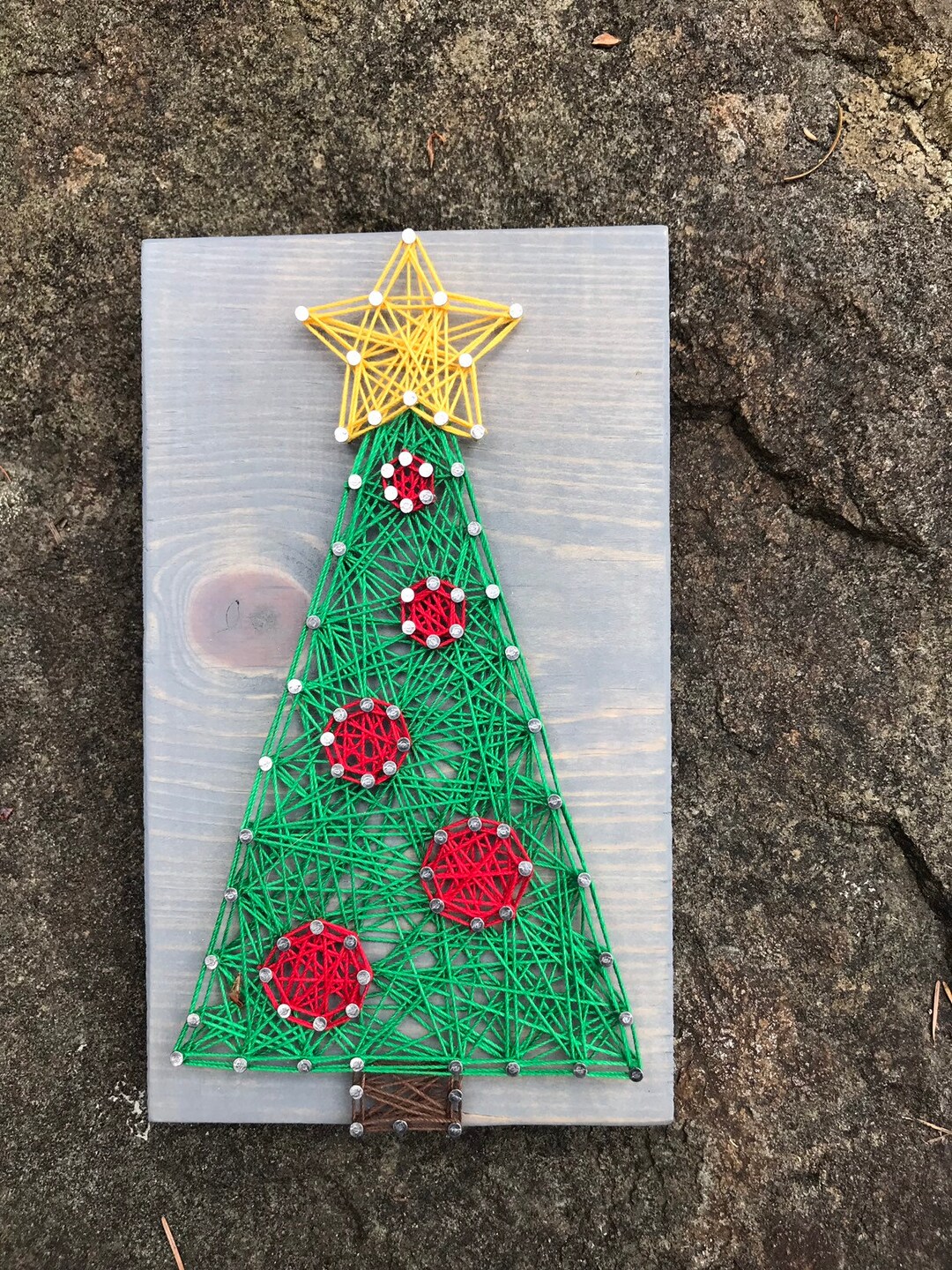MADE TO ORDER Christmas Tree String Art Medium Size - Etsy