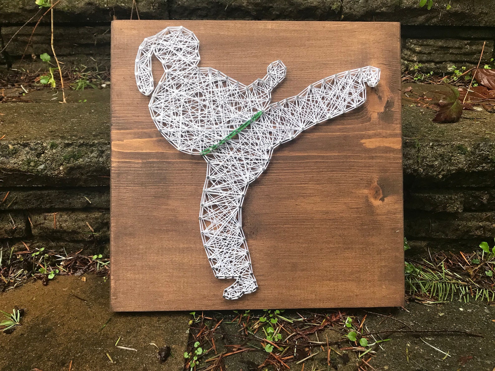 MADE TO ORDER Karate Girl String Art - Etsy