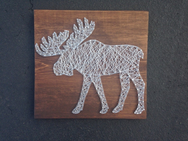 MADE TO ORDER Moose String Art | Etsy