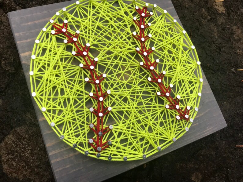 MADE TO ORDER Softball String Art Sports Decor | Etsy