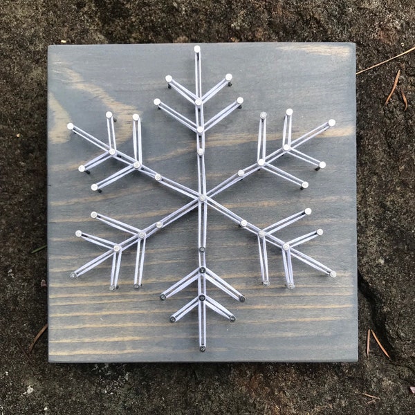 Snowflake String Art - Etsy