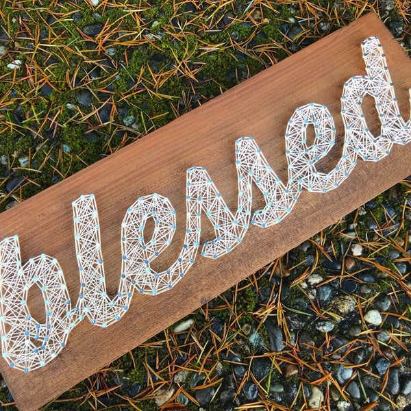 String Art Word - Etsy
