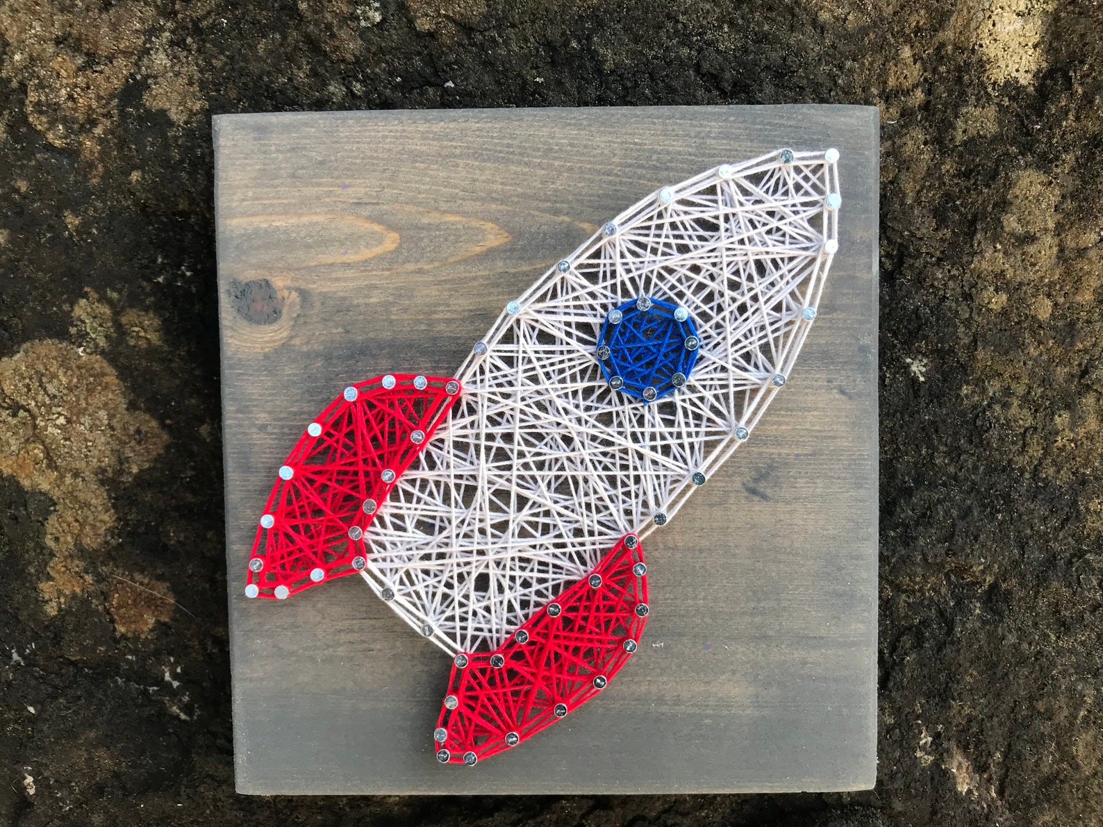 MADE TO ORDER Mini Rocketship String Art Space Shuttle Solr - Etsy