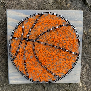 READY TO SHIP Mini Basketball String Art - Etsy