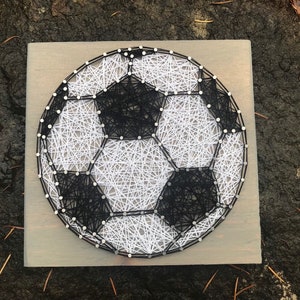 MADE TO ORDER Soccer Ball String Art - Etsy