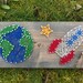 MADE TO ORDER Outer Space String Art Earth Rocketship and - Etsy