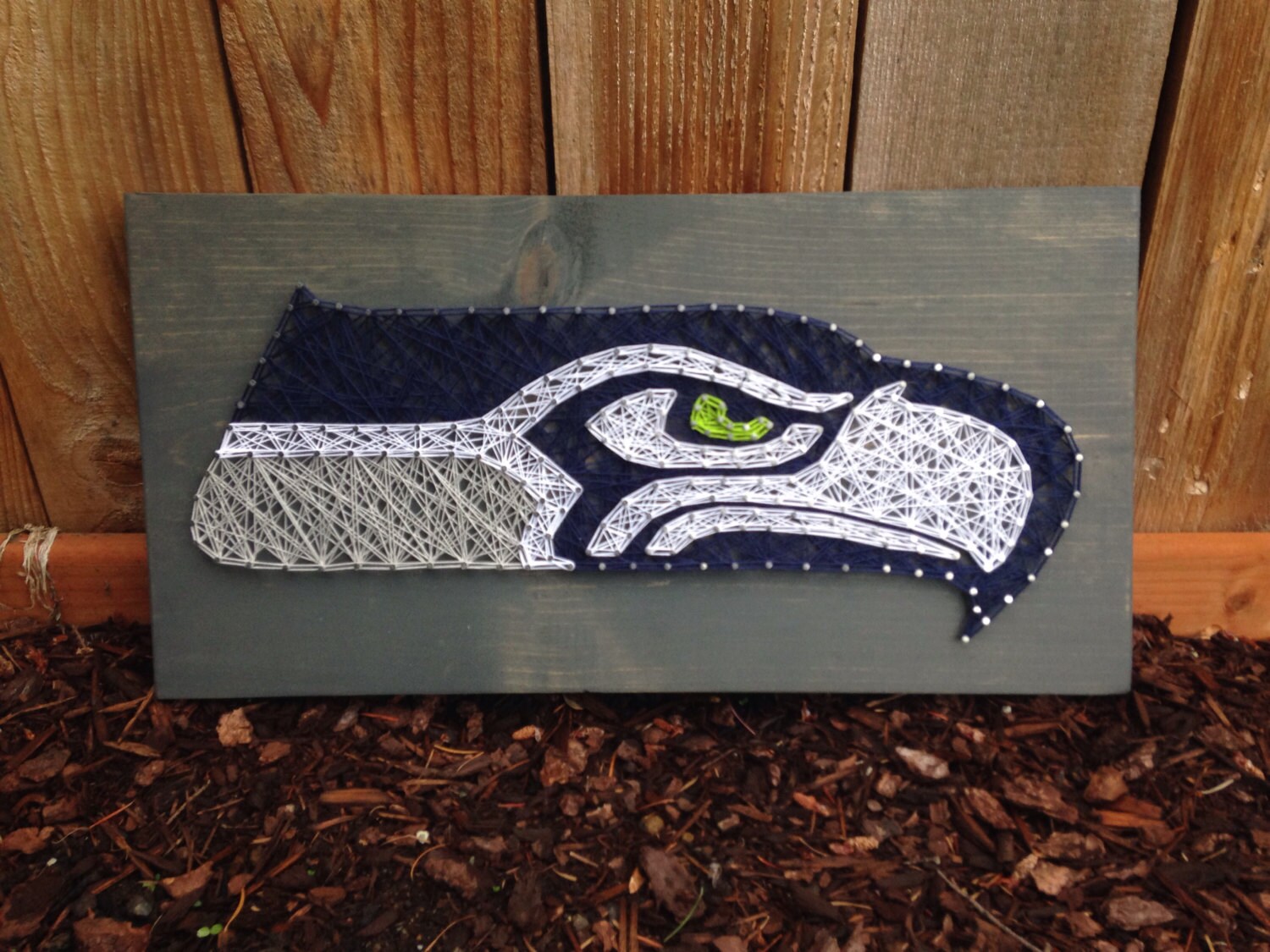 MADE TO ORDER Seattle Seahawk String Art - Etsy
