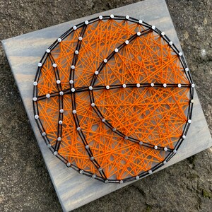 READY TO SHIP Mini Basketball String Art - Etsy