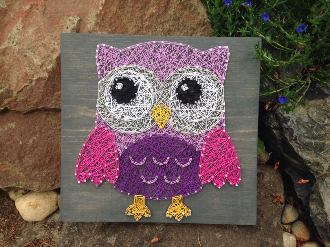 MADE TO ORDER Owl String Art - Etsy