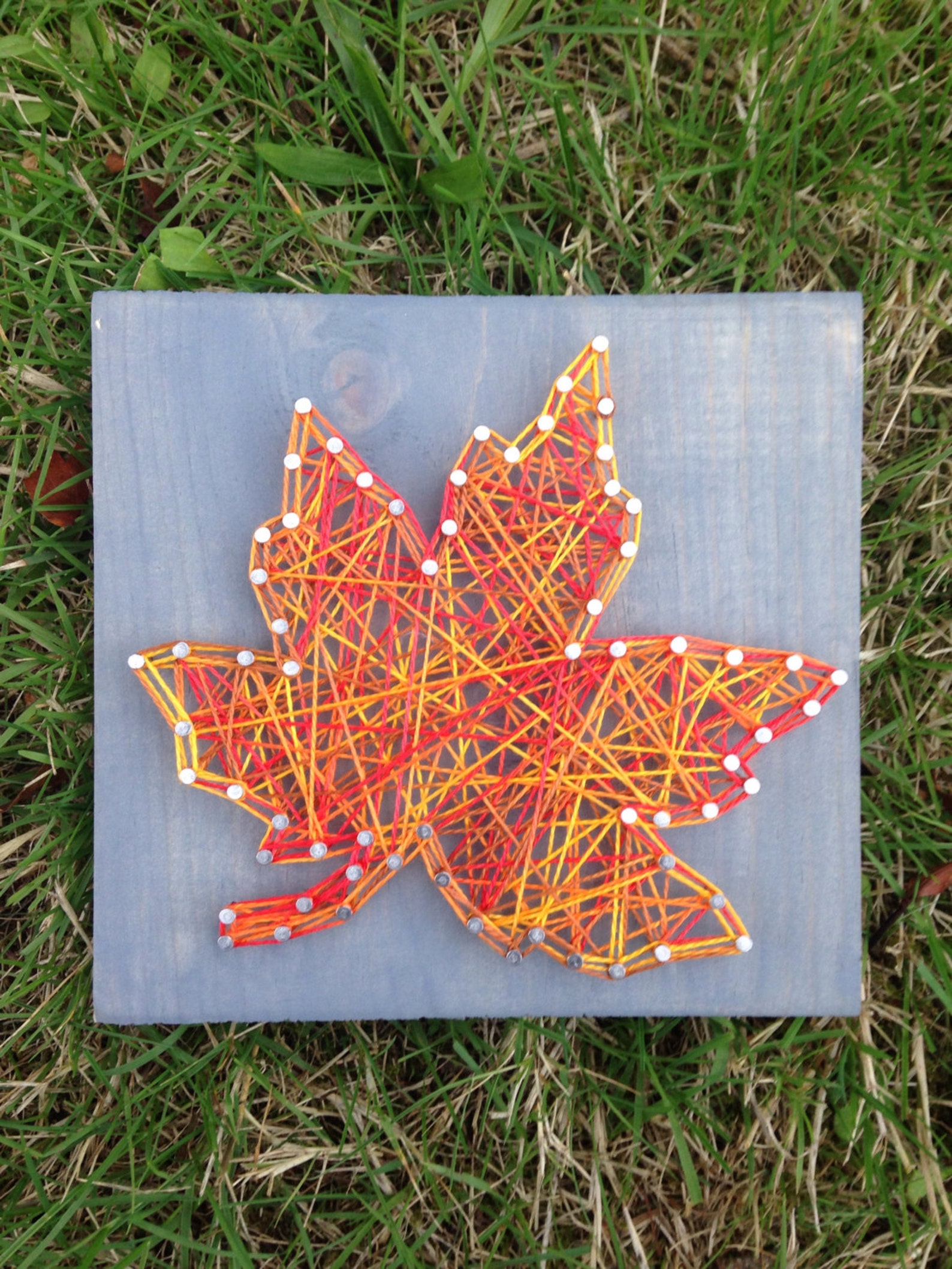 MADE TO ORDER Mini Leaf String Art - Etsy