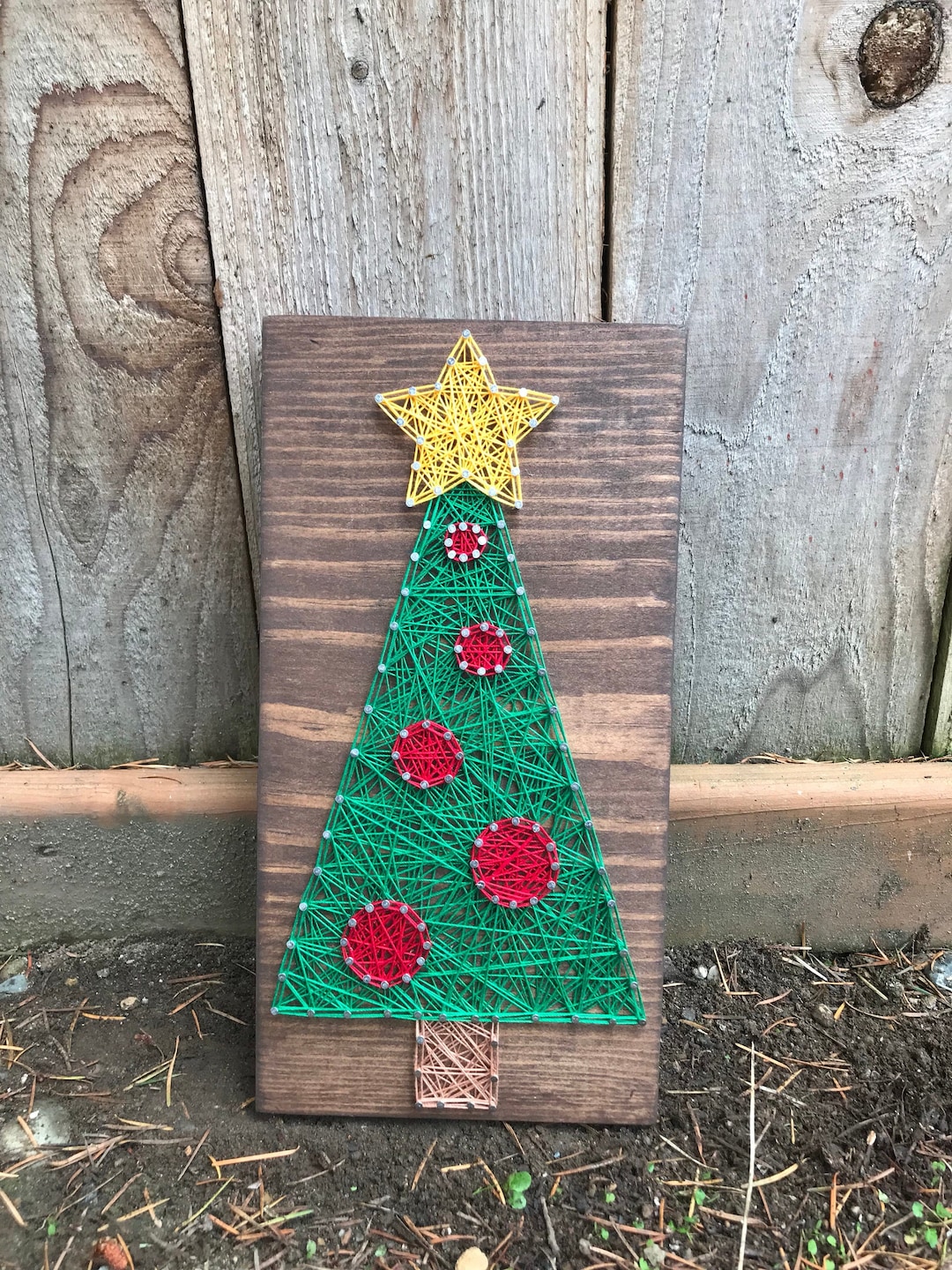 MADE TO ORDER Christmas Tree String Art Christmas Decor - Etsy