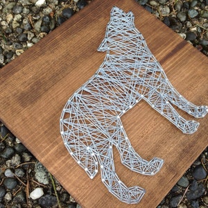 MADE TO ORDER Wolf String Art - Etsy