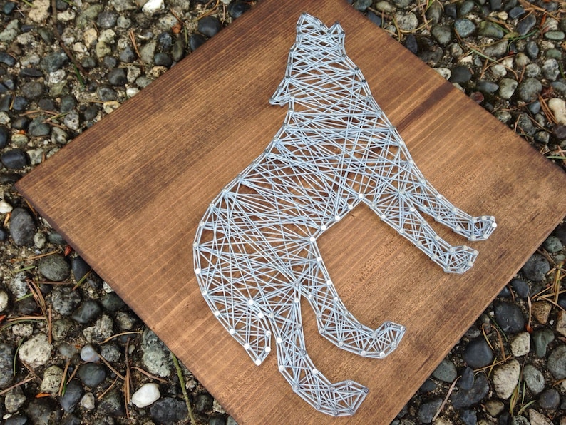 MADE TO ORDER Wolf String Art - Etsy