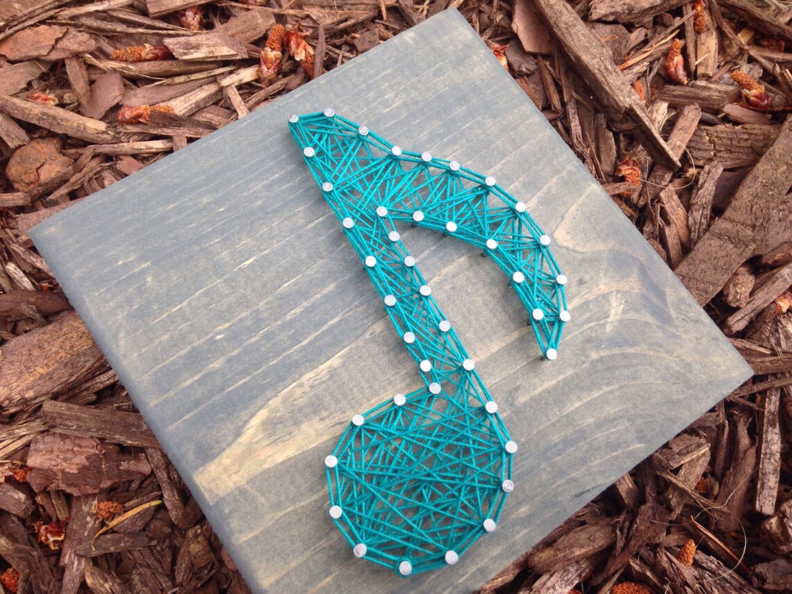 MADE TO ORDER Music Note String Art | Etsy