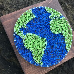 MADE TO ORDER Mini Earth String Art - Etsy