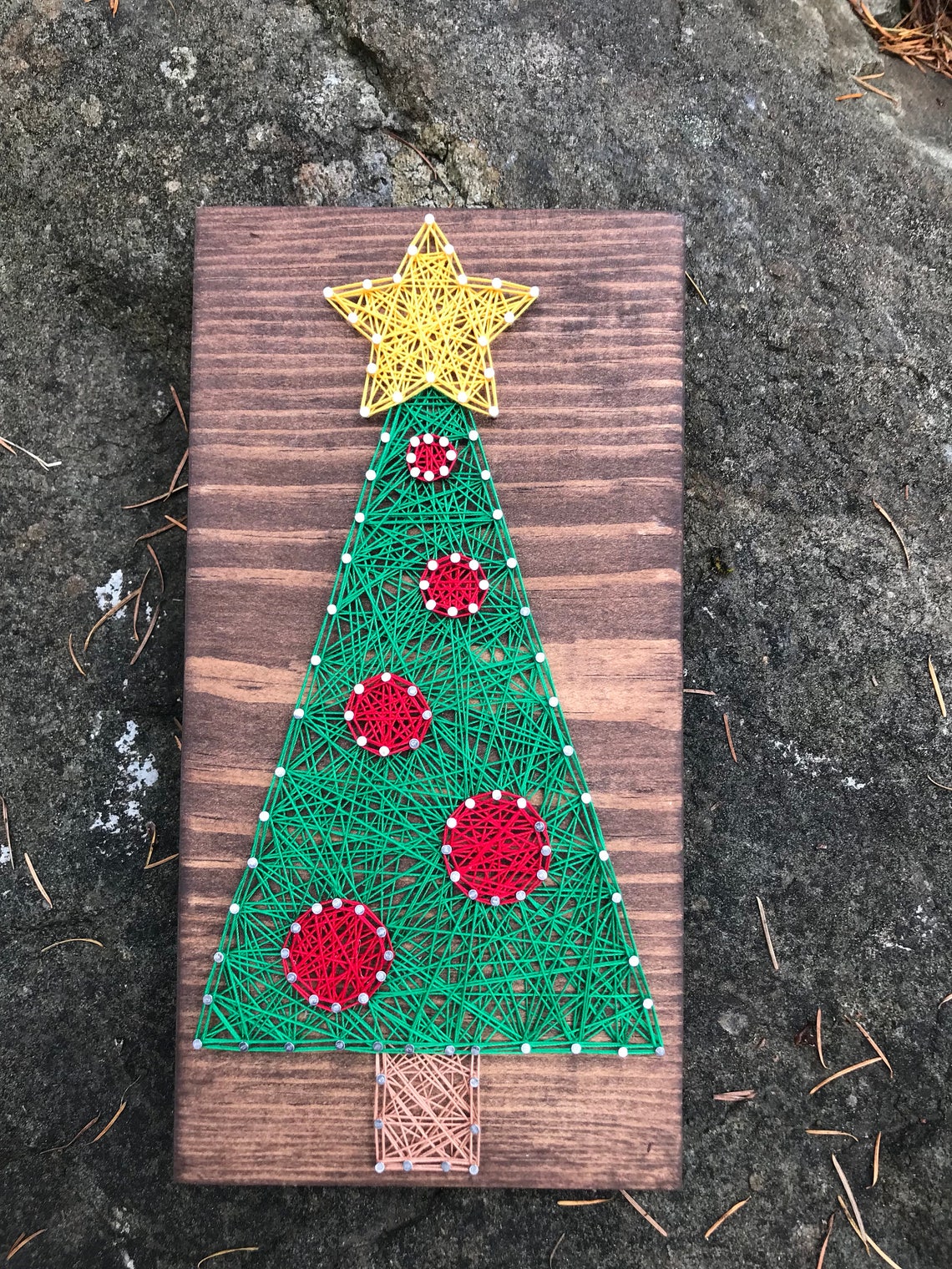 MADE TO ORDER Christmas Tree String Art Christmas Decor - Etsy