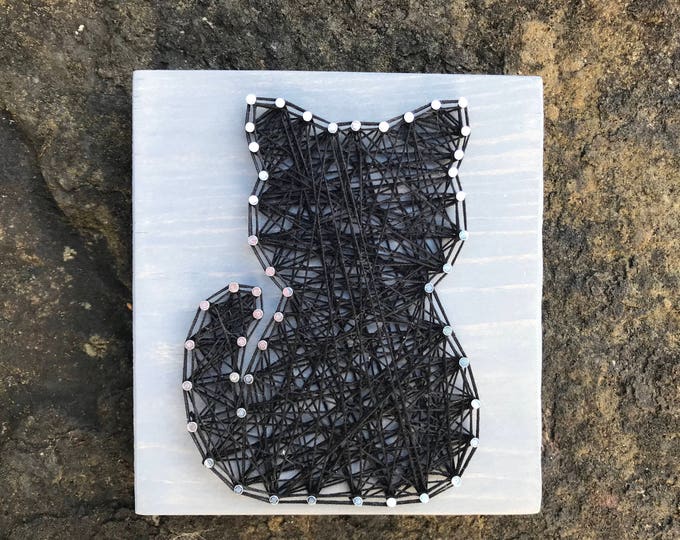 MADE TO ORDER- Mini Cat String Art - Etsy