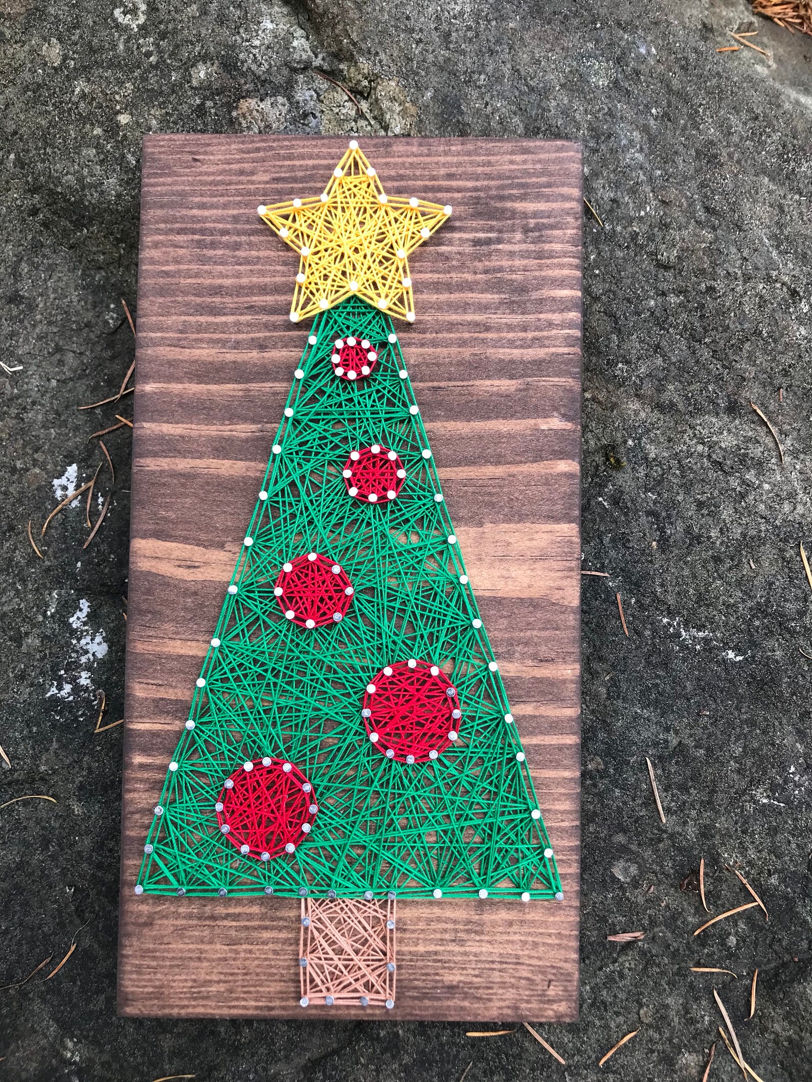 MADE TO ORDER Christmas Tree String Art Christmas Decor - Etsy
