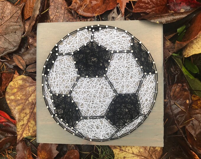 MADE TO ORDER Soccer Ball String Art - Etsy