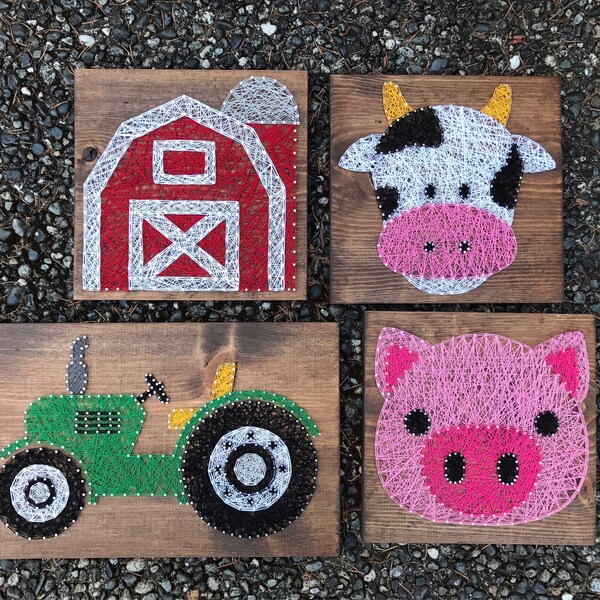 Pig String Art - Etsy