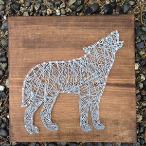 MADE TO ORDER Wolf String Art - Etsy
