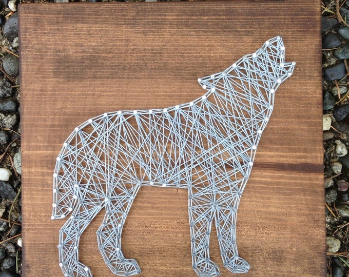 MADE TO ORDER Wolf String Art - Etsy