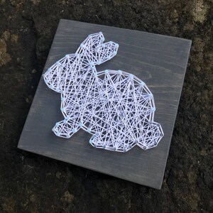 MADE TO ORDER Mini Bunny Rabbit String Art - Etsy