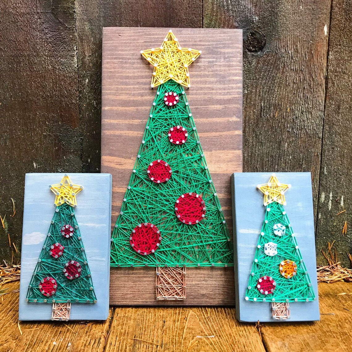 MADE TO ORDER Christmas Tree String Art Christmas Decor - Etsy