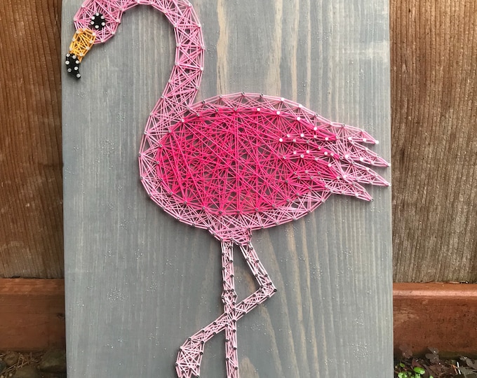 MADE TO ORDER- Flamingo String Art - Etsy