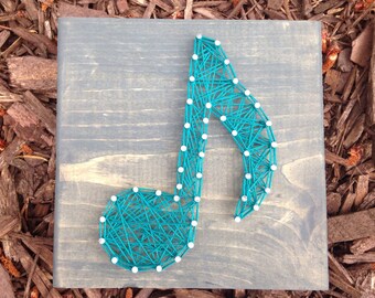 String Art Music Guitar Musical Instrument Music Gift - Etsy