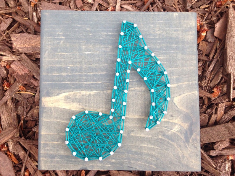 MADE TO ORDER Music Note String Art | Etsy