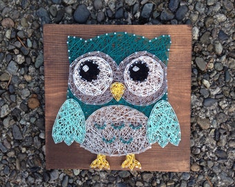 Owl String Art - Etsy