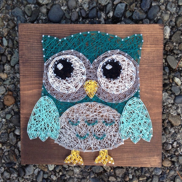 Owl String Art - Etsy