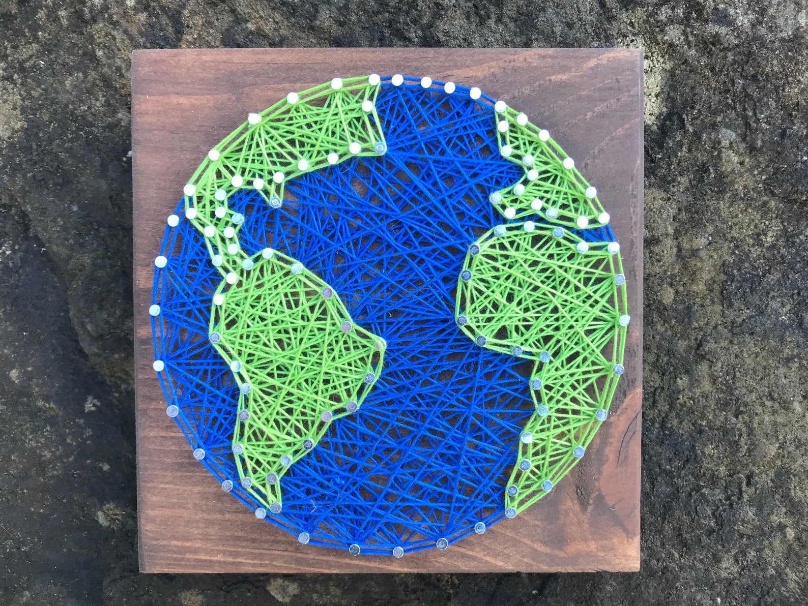 MADE TO ORDER Mini Earth String Art | Etsy