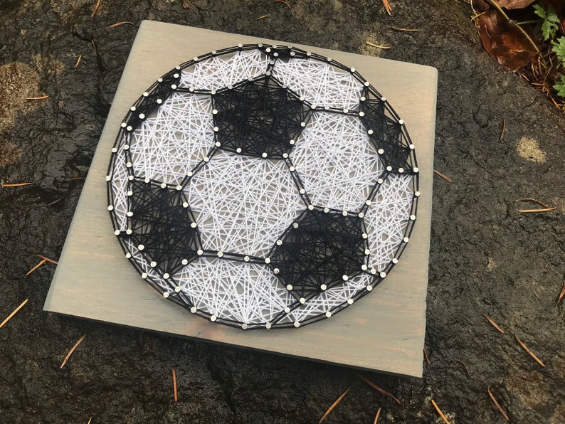 MADE TO ORDER Soccer Ball String Art - Etsy