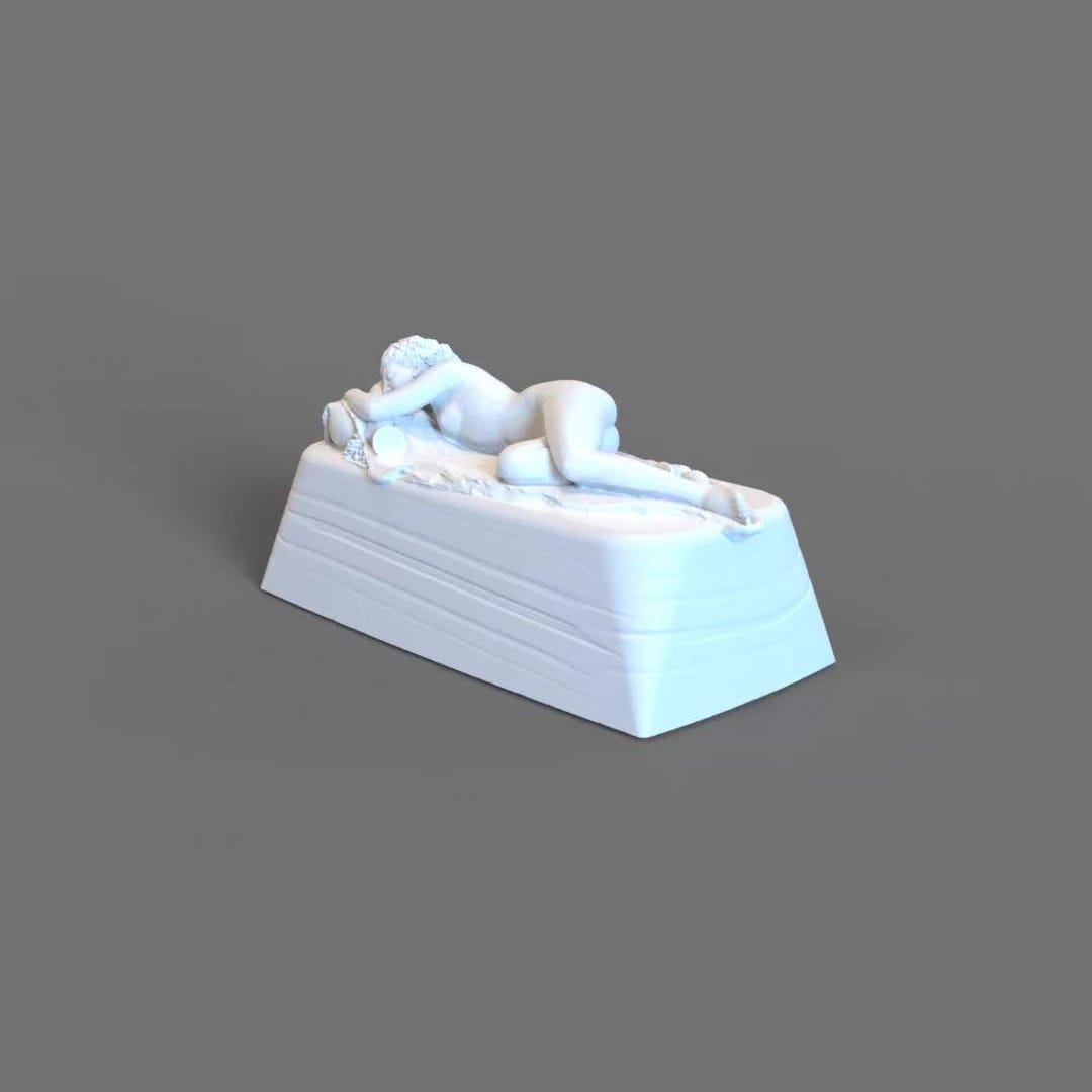 Ancient Greek Sculpture Keycap Backspace Sleeping Beauty Personality Key for Mx Switches ...