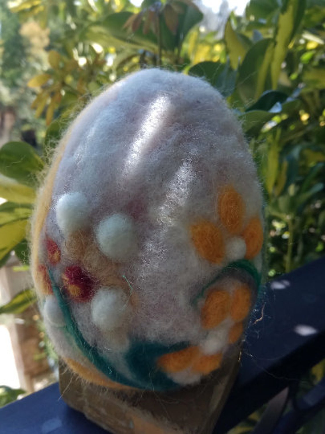 Needle Felted Easter Egg, Totally Hand Sculpted Using Felting Needles ...
