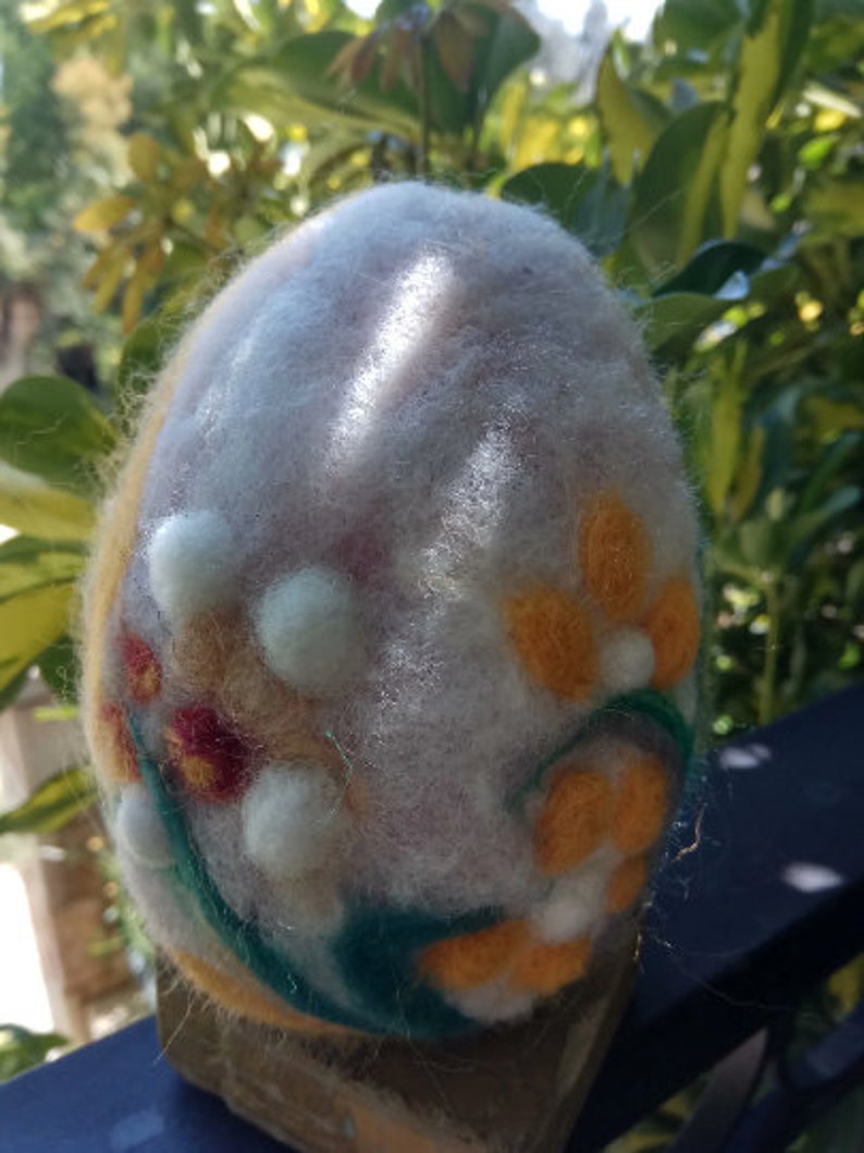 Needle Felted Easter Egg, Totally Hand Sculpted Using Felting Needles ...
