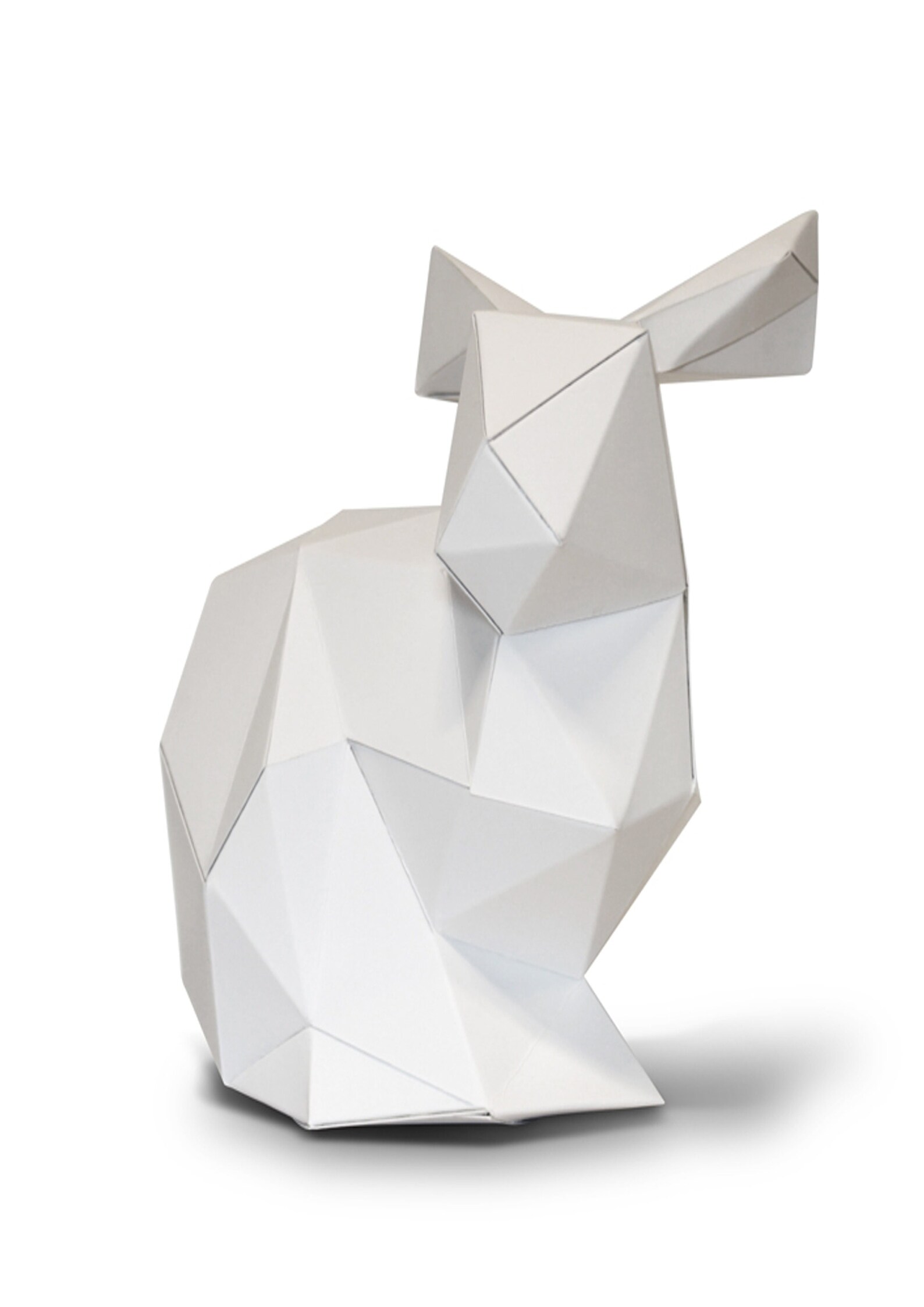 3D Paper Bunny Template, DIY Bunny Pattern, Papercraft, Home Decor ...