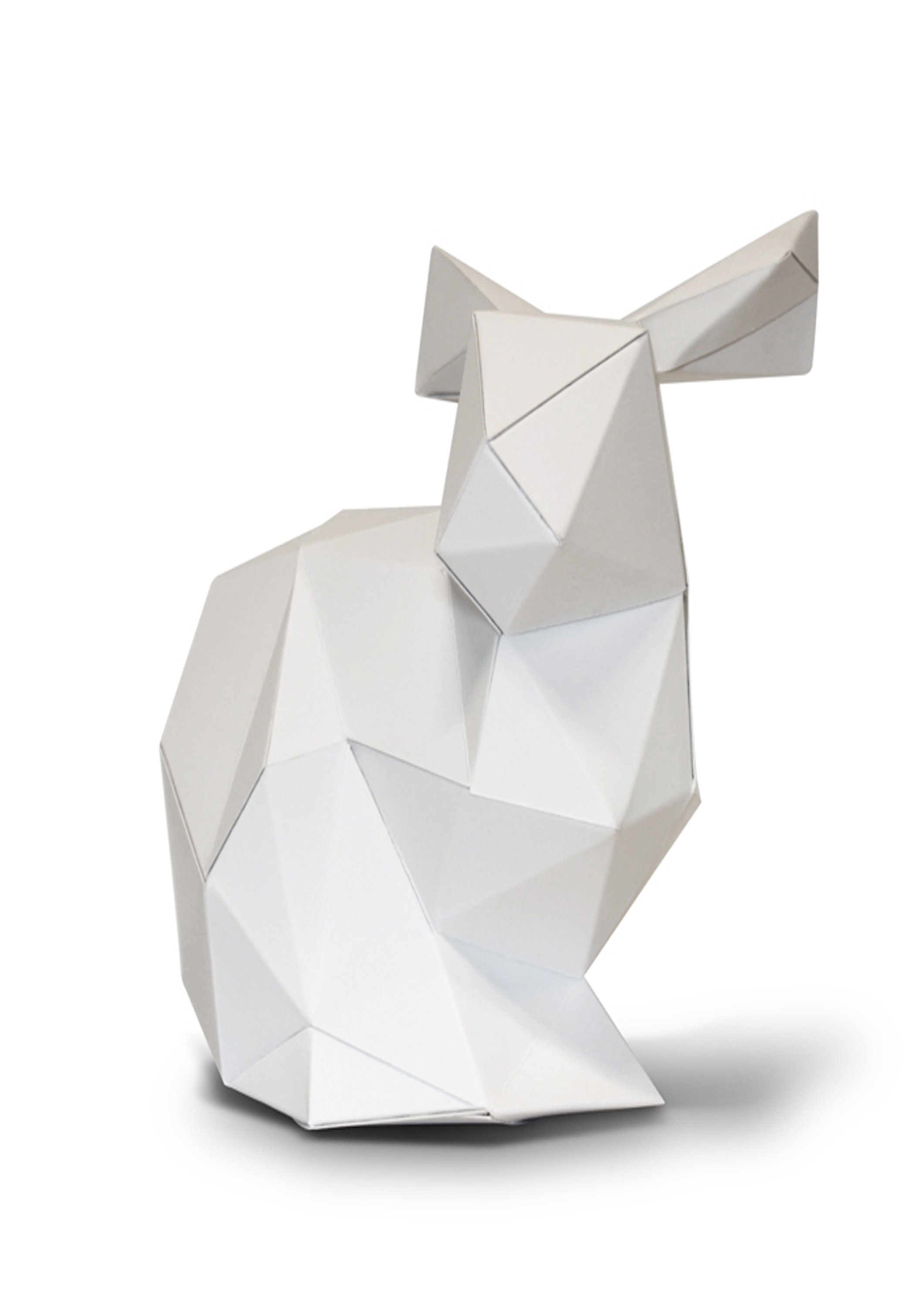 3D Paper Bunny Template, DIY Bunny Pattern, Papercraft, Home Decor ...