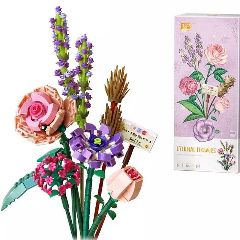 Building Blocks Flowers - Etsy