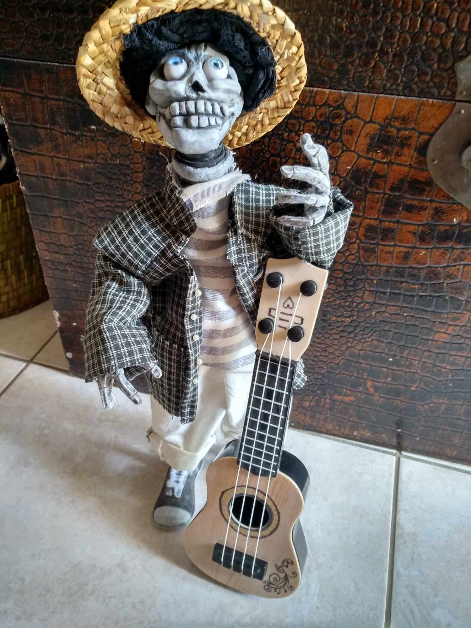Tony the Skeleton, Art Doll Totally Handmade Handsewn Size Approx 13 ...