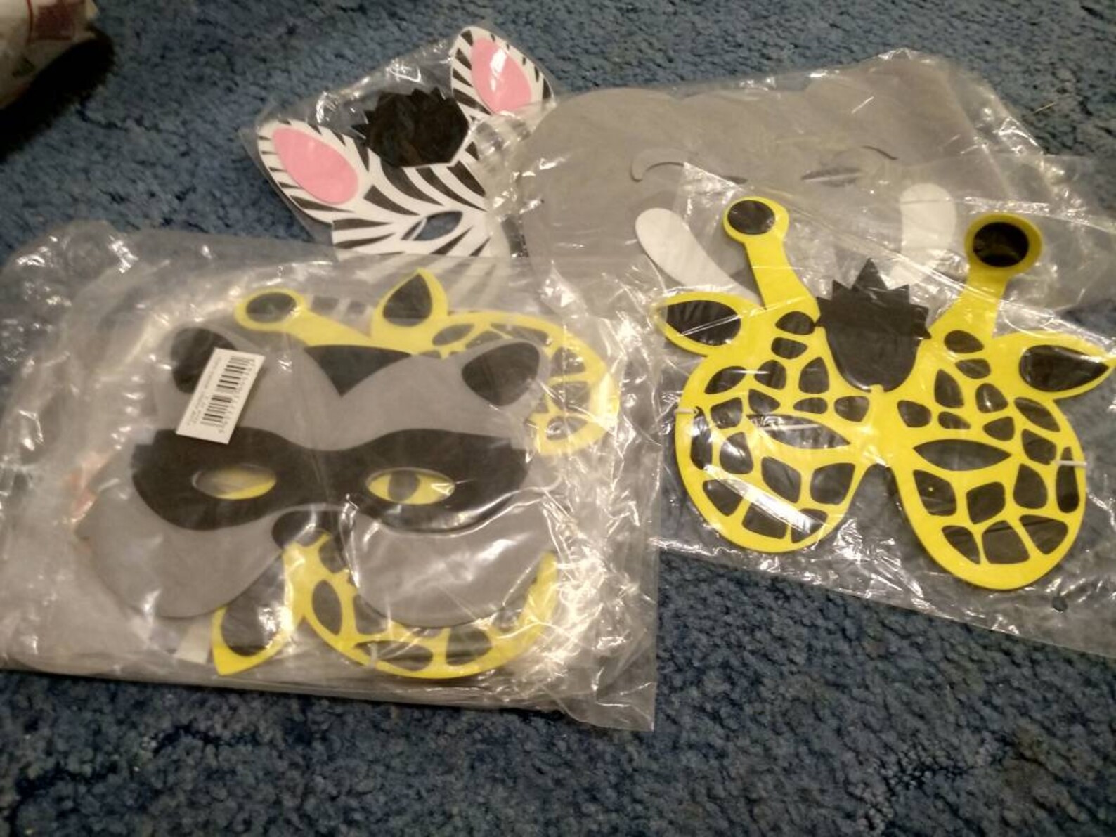 Foam Jungle Animal Masks 9 Different Pieces Very Light Kids - Etsy