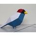 3D Papercraft Bird Template, DIY Bird Pattern, DIY Easter Decor, Easter ...