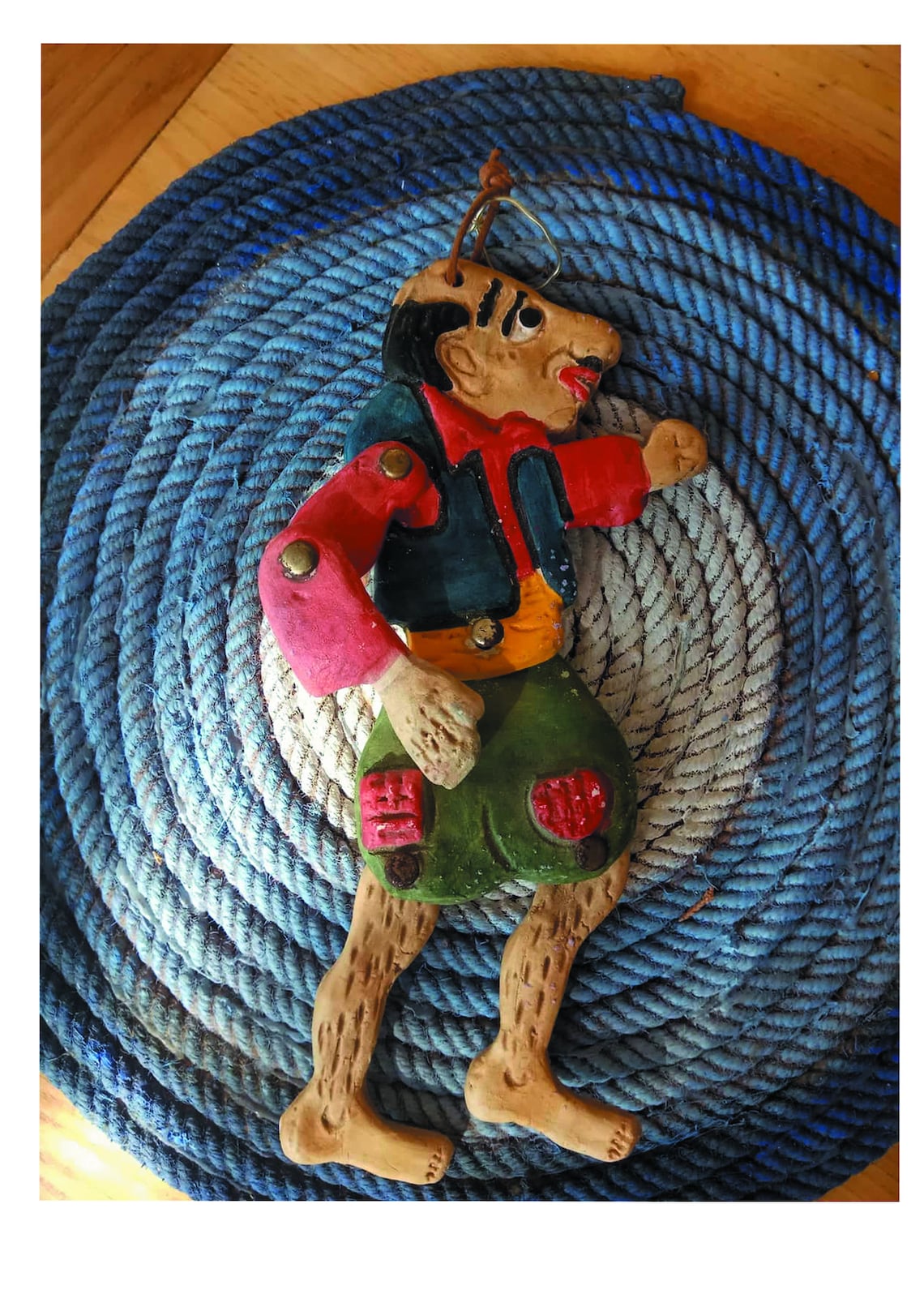 Ceramic Figurine of Greek Folklore Karagiozis, a Well Known Shadow ...