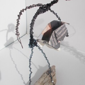 Wire Figurines Lady and Sir, Handmade Male and Female Figurines, Wire ...