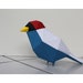 3D Papercraft Bird Template, DIY Bird Pattern, DIY Easter Decor, Easter ...